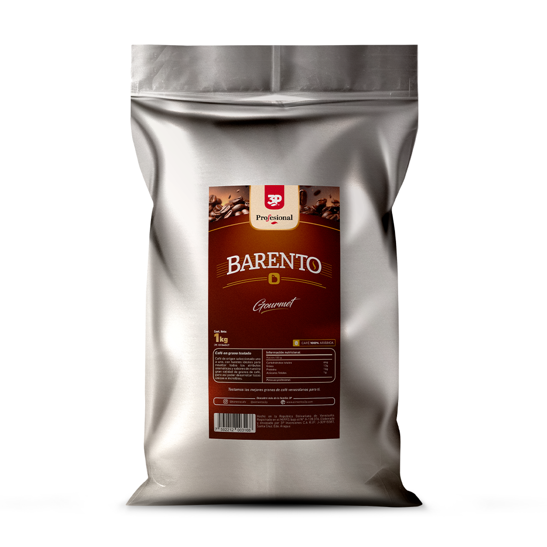 Café Barento en Granos 1Kg – 3P INVERSIONES CA ( ALIMENTOS 3P )